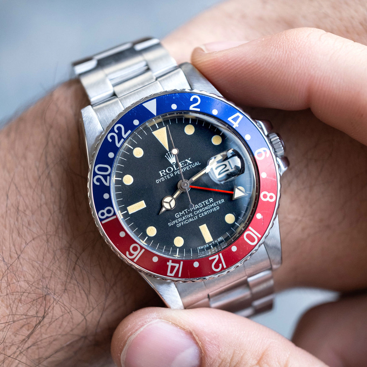 Rolex GMT Master "Pepsi" Matte Dial ref.16750 from 1980 | Relojes ...